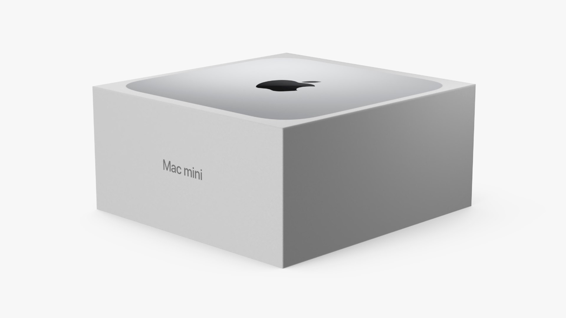 Apple Mac Mini Packaging Box Model - TurboSquid 2216703