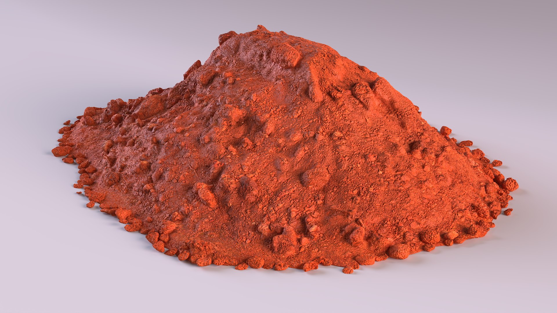 3D Pile Of Red Mars Soil Model - TurboSquid 2374030