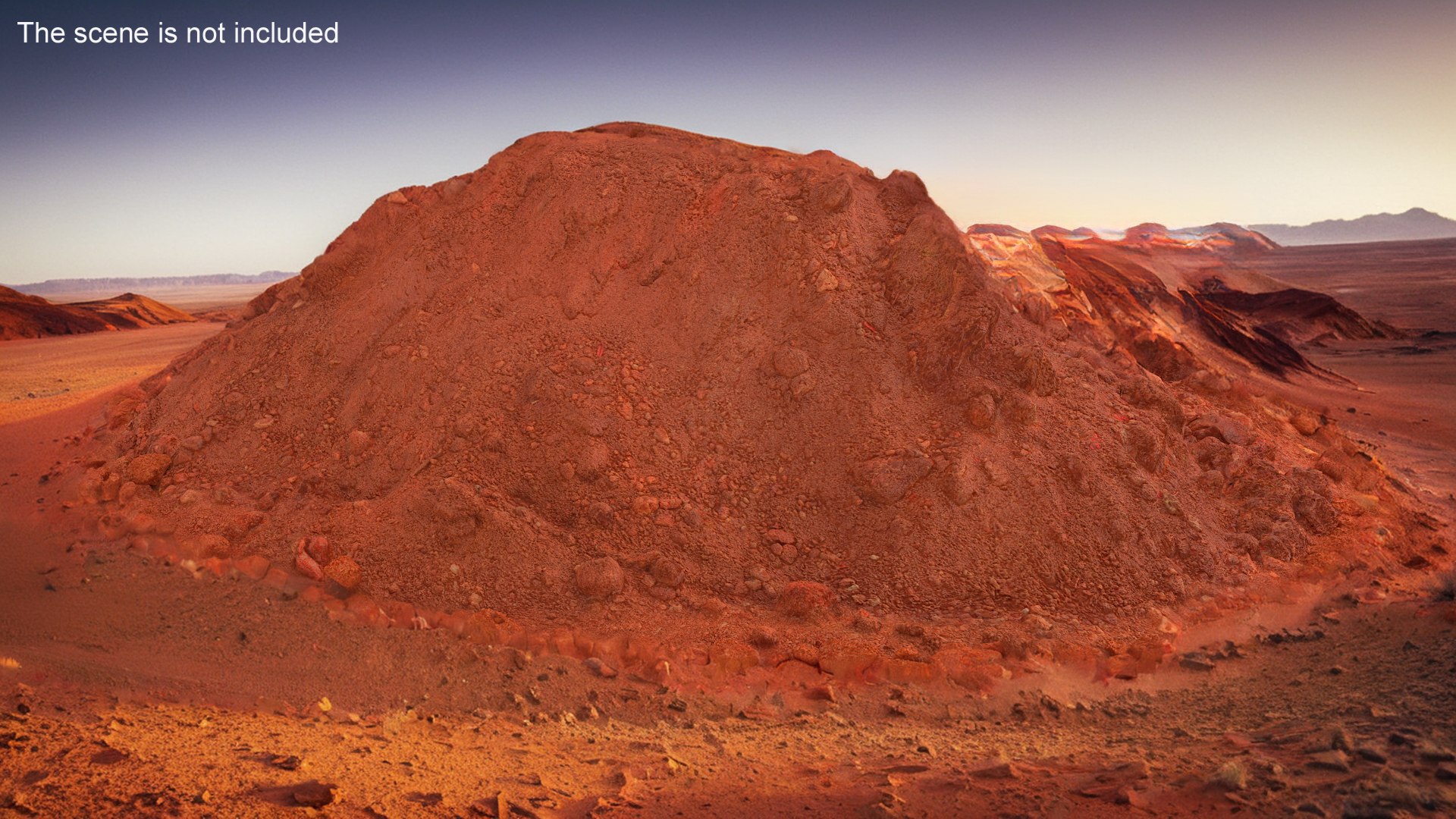 3D Pile Of Red Mars Soil Model - TurboSquid 2374030