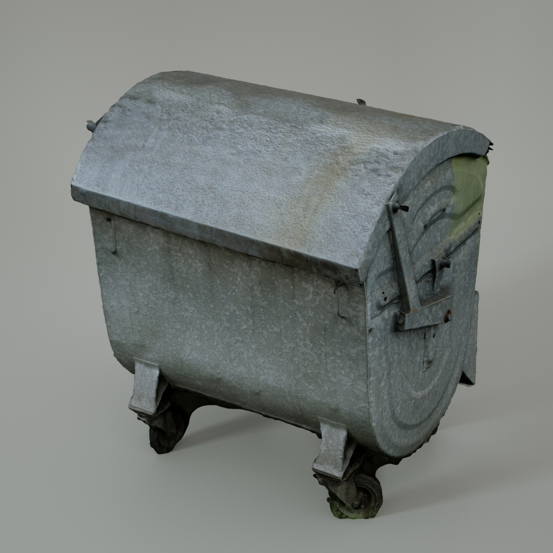 3d Model Of Refuse Bin Scan