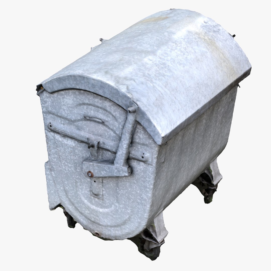 3d Model Of Refuse Bin Scan