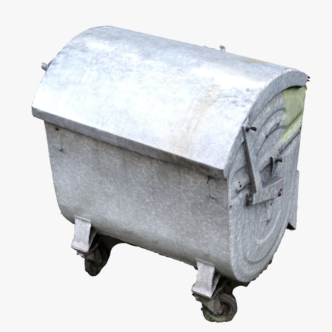 3d Model Of Refuse Bin Scan