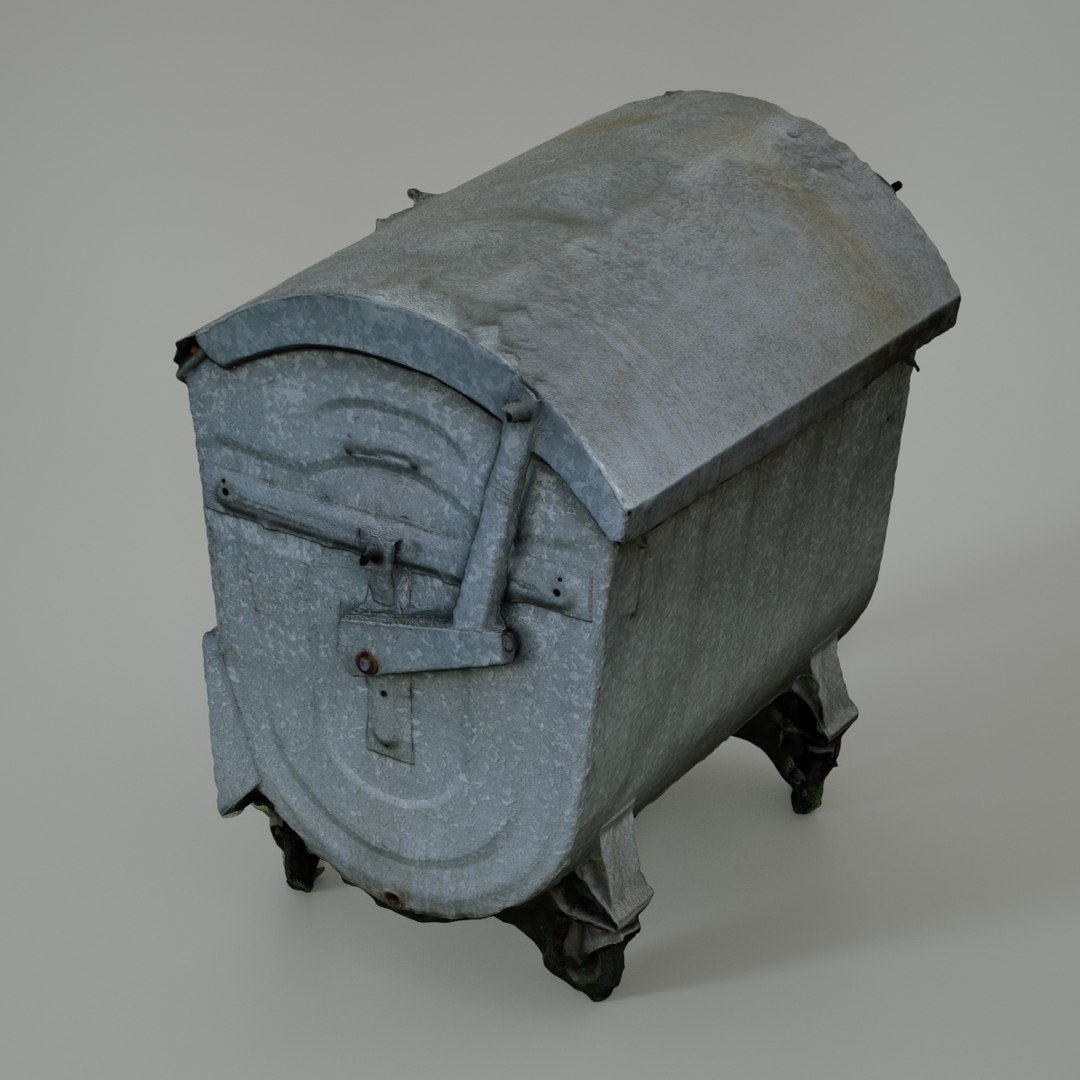 3d Model Of Refuse Bin Scan
