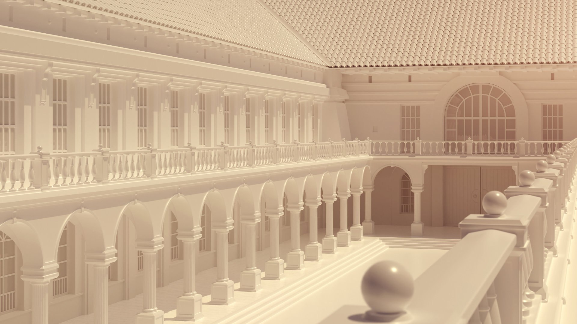 Vintage Palace Environment 3D Model 3D Model - TurboSquid 2213878