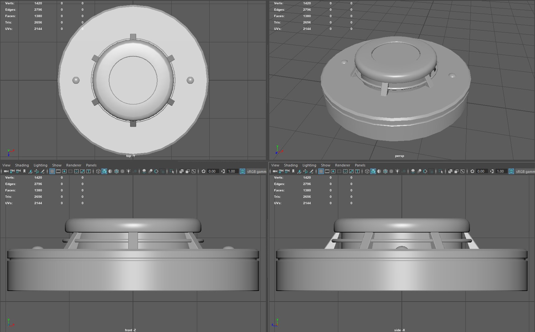 Smoke Detector 3D Model - TurboSquid 2146006