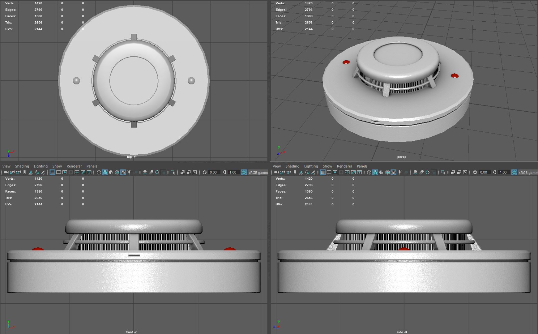 Smoke Detector 3D Model - TurboSquid 2146006
