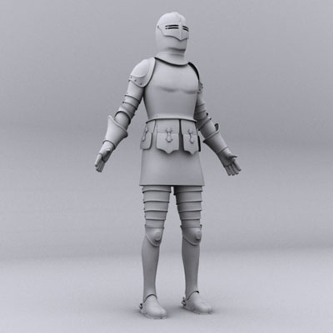 3d Model Knight