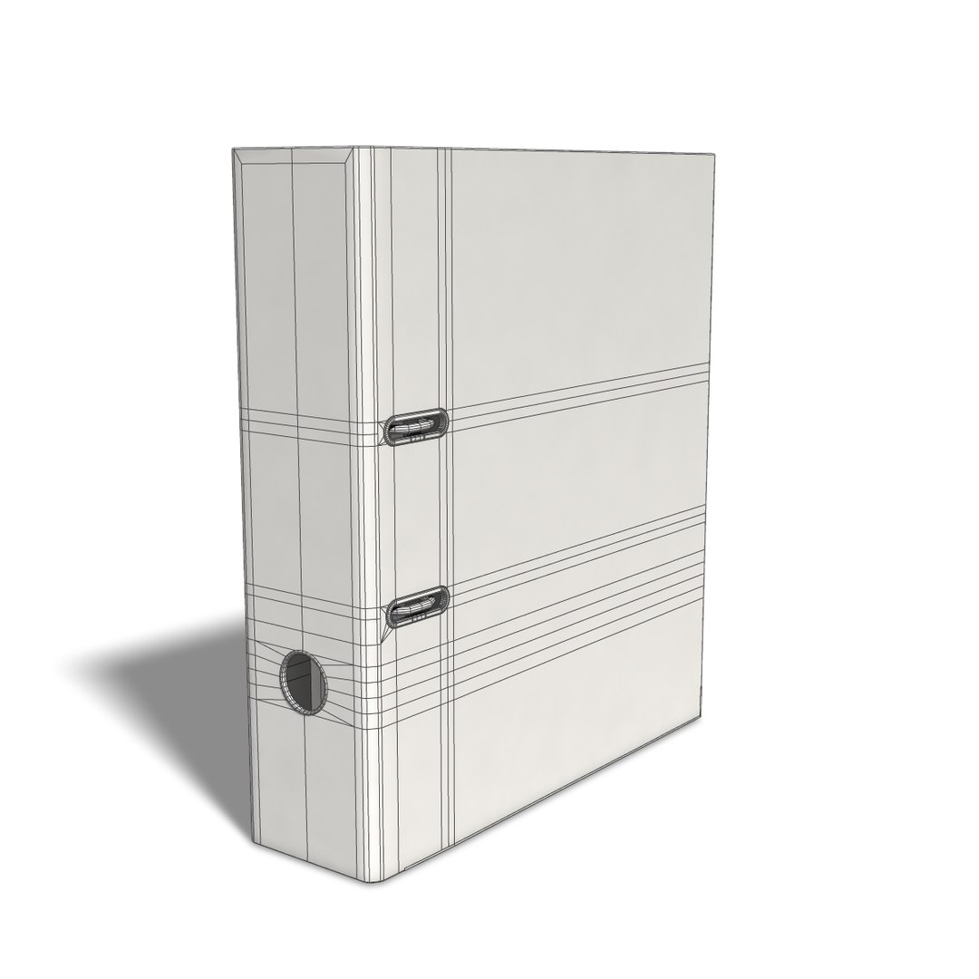 3d Model Office Folders
