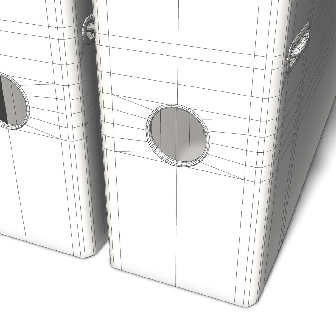 3d Model Office Folders