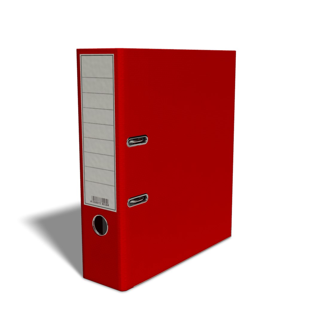 3d Model Office Folders