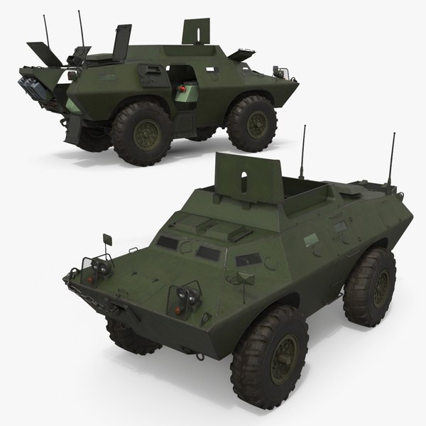 캐딜락 게이지 V-100 코만도 패트롤 APC 그린(내부 장착) 3D 모델 - TurboSquid 2471163