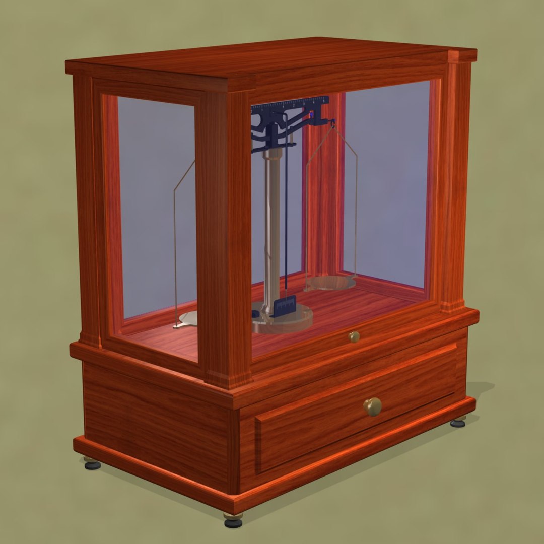 Antique Balance Beam Scale 3ds