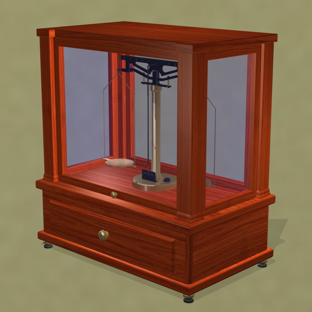 Antique Balance Beam Scale 3ds