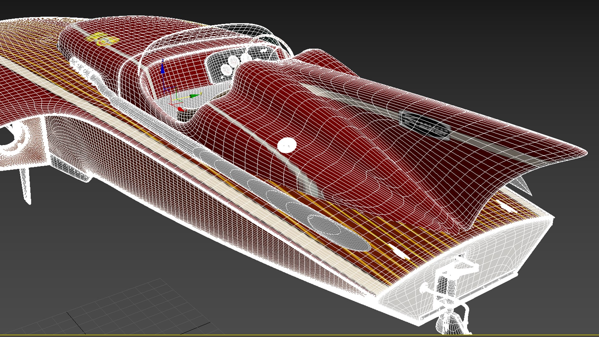 3D Hydroplane Racing Boat - TurboSquid 1665585