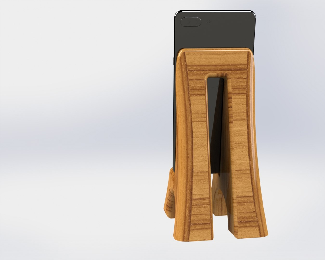 Solidworks Wooden Phone Stand 3ds