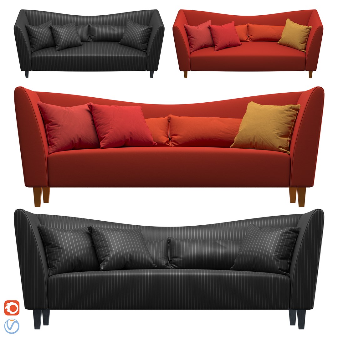3D model sofa 10119 shabby - TurboSquid 1354602