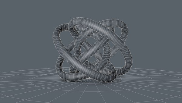 3D torus knot - TurboSquid 1327265