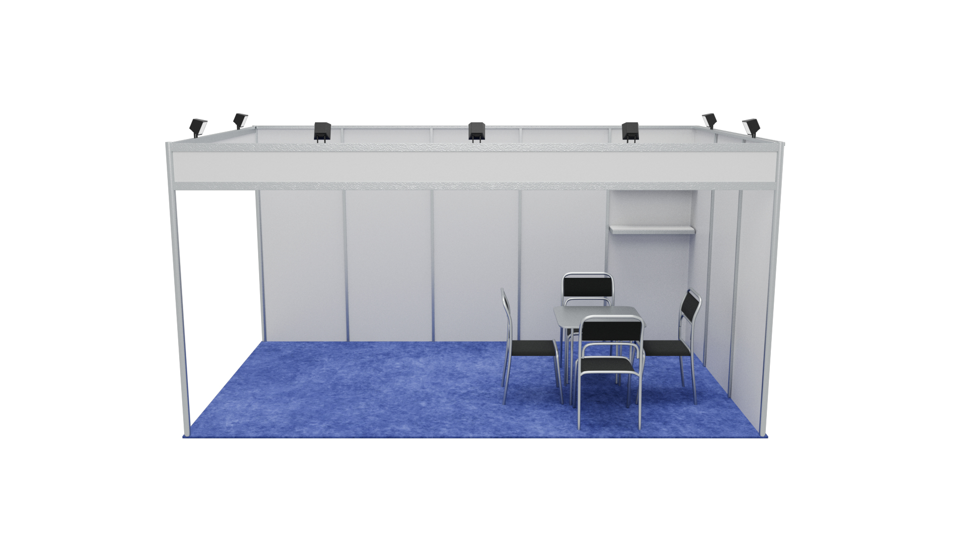 Exhibition Stand 5X3 3D Model - TurboSquid 2214340