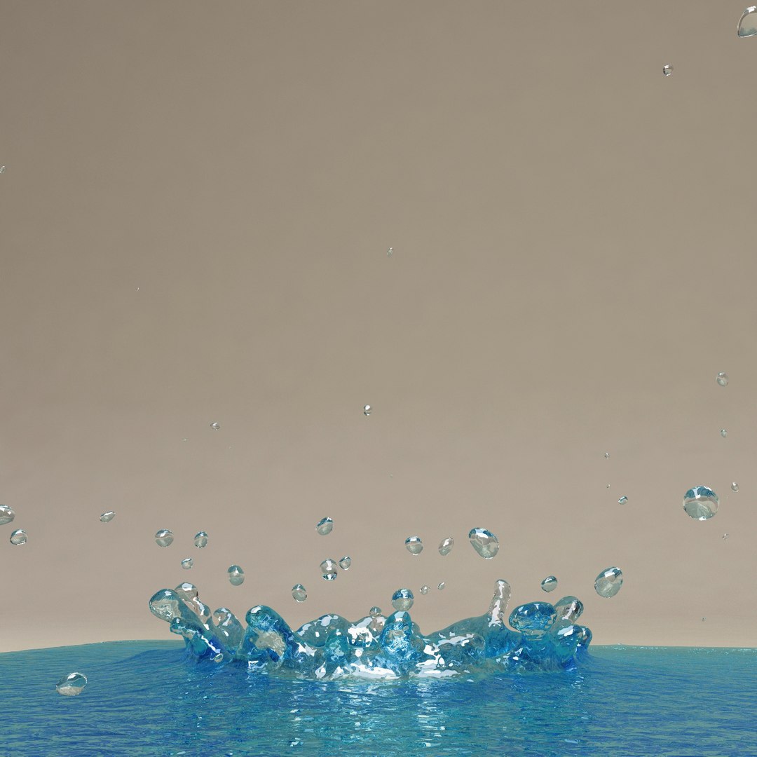 Water Drop V3 3d Model