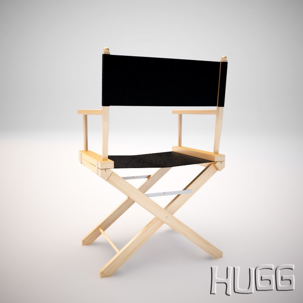 3d model director chair