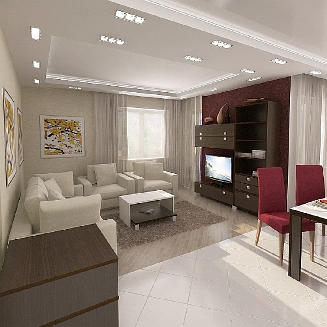 Interior Furniture 3d Obj