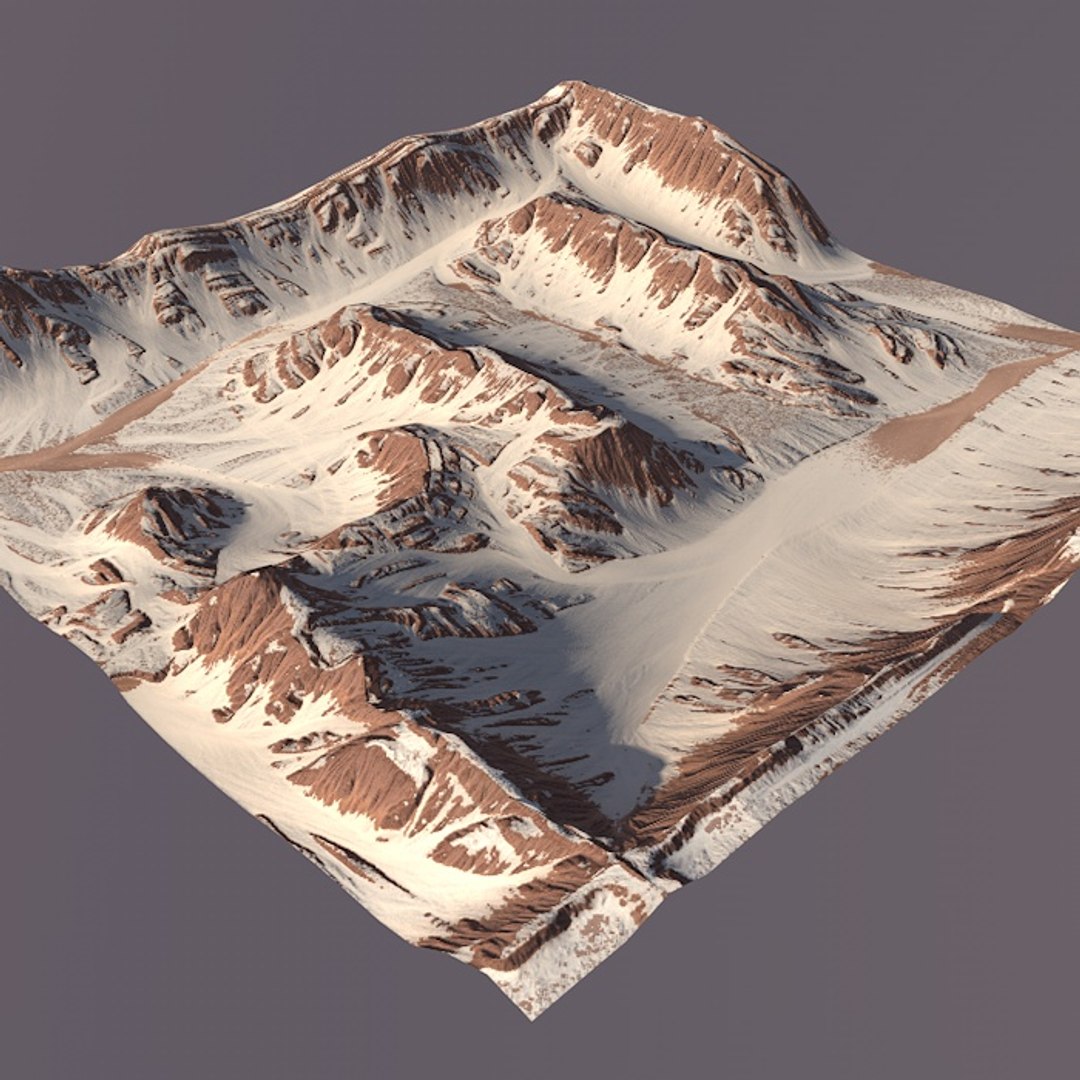 Mountain Games Maps 3d Model