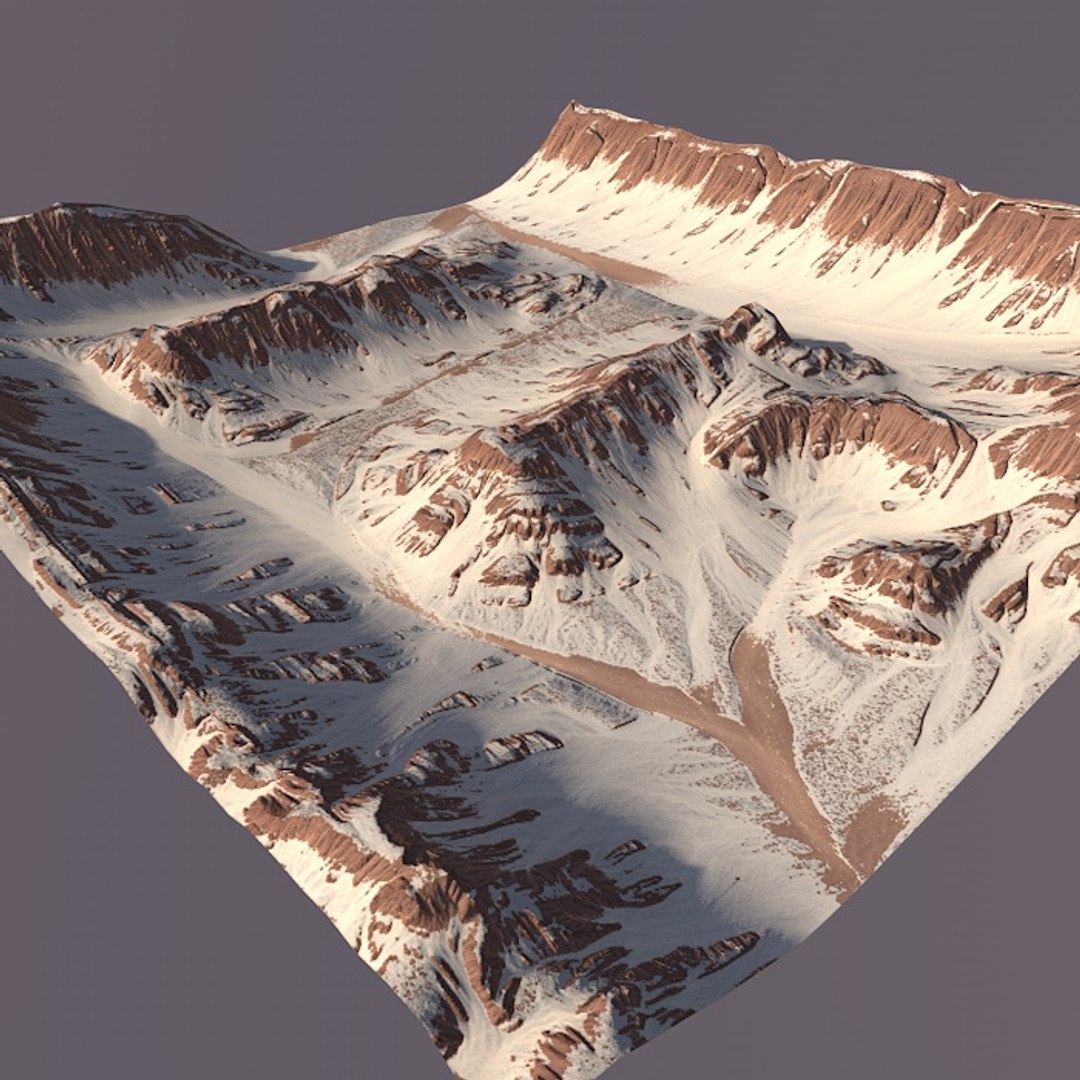Mountain Games Maps 3d Model
