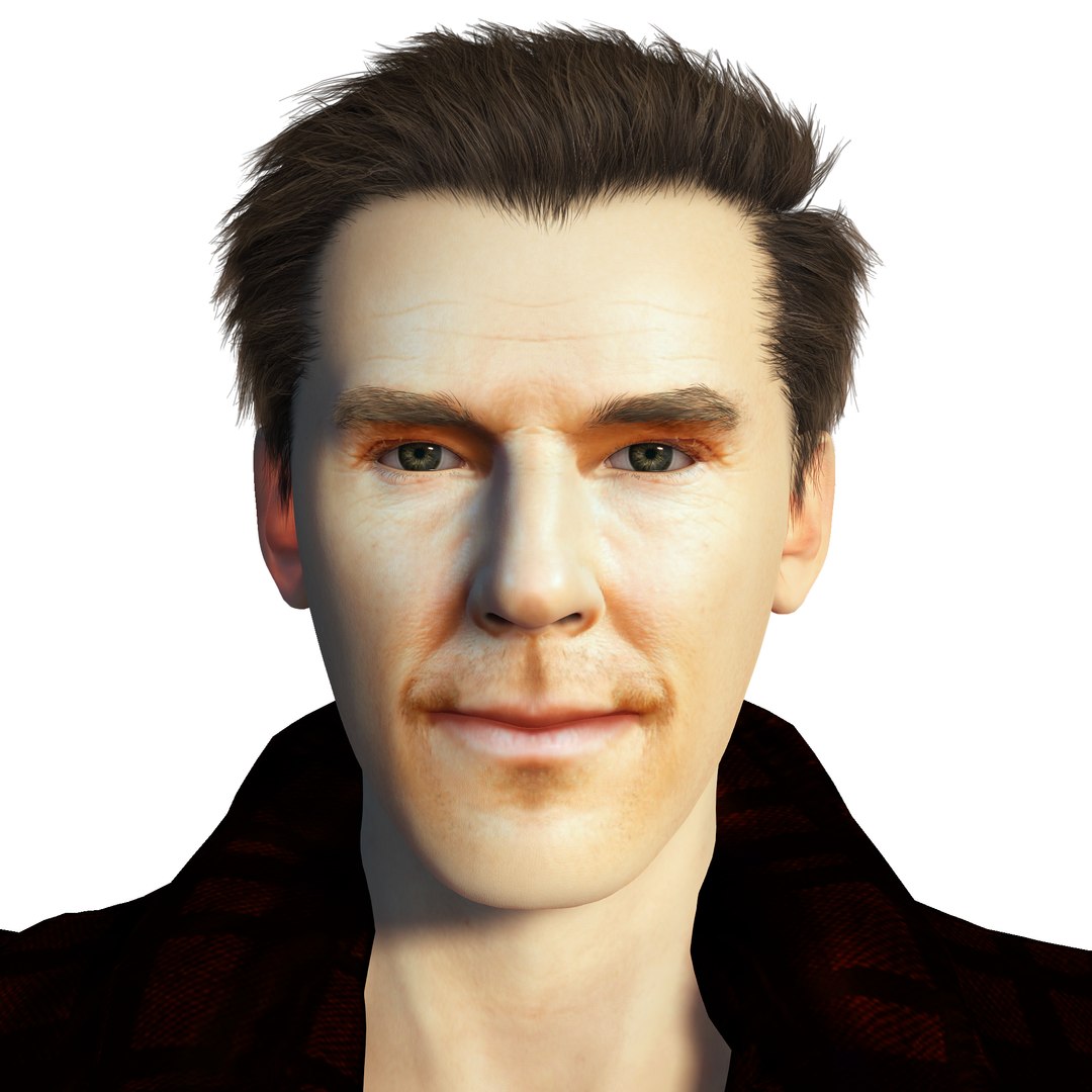 Benedict Cumberbatch 3D Rigged Model Ready For Animation 3D Model ...