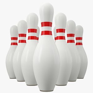 Low Poly Bowling Pin 3D Models For Download | TurboSquid
