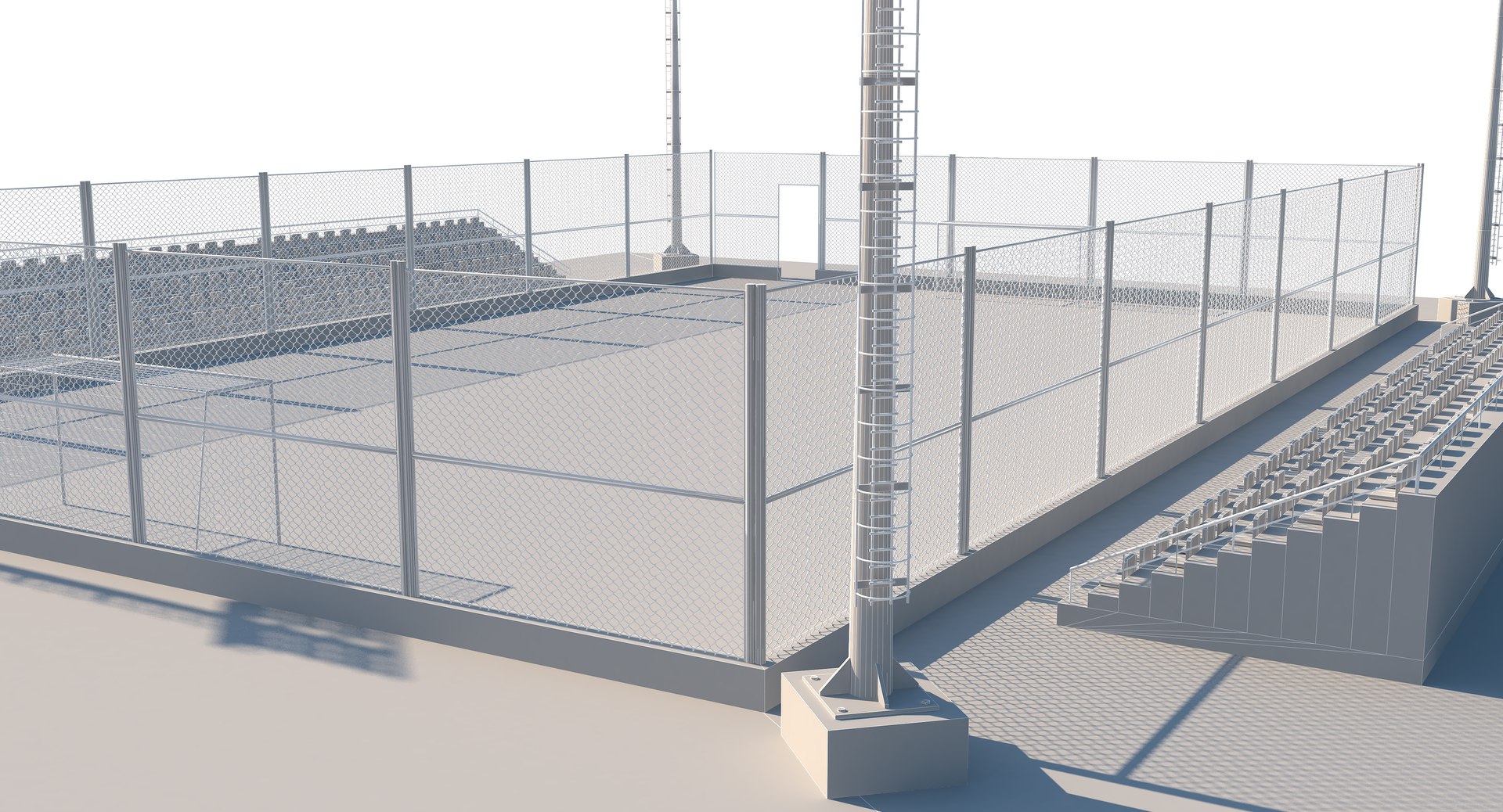 Football Pitch 3D Model - TurboSquid 1233887