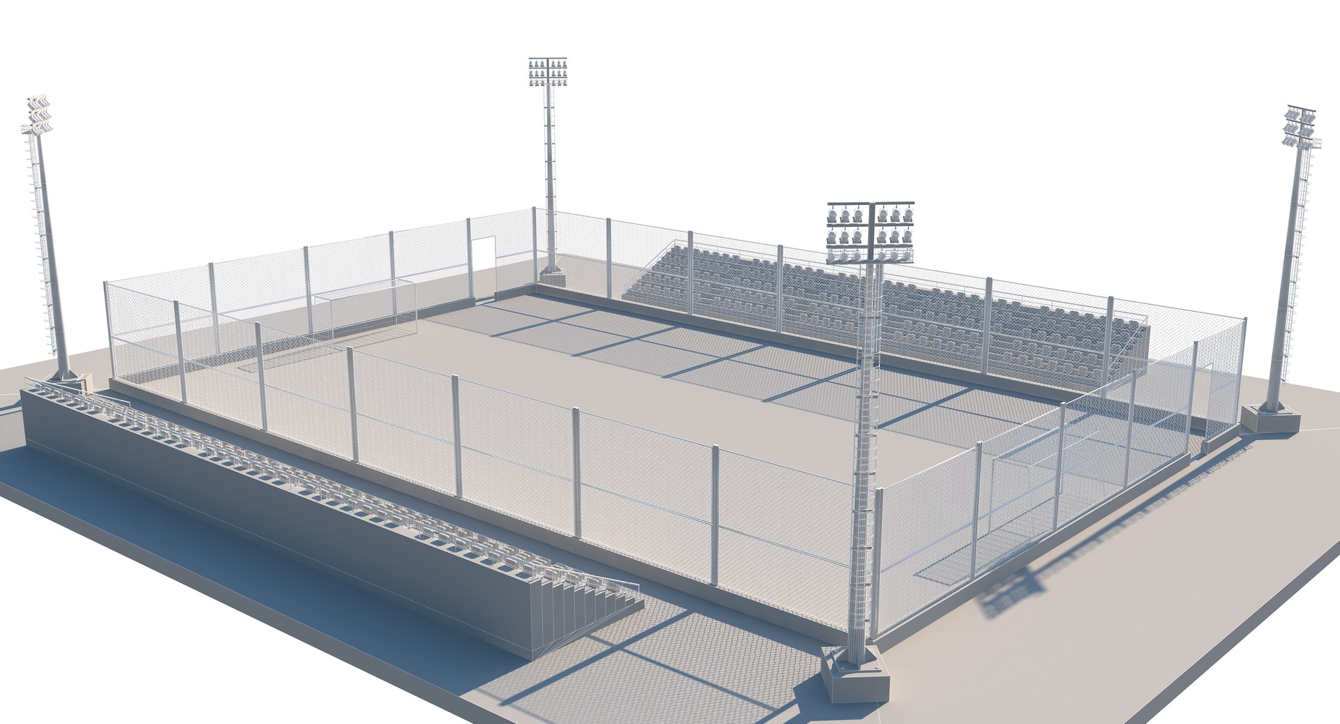 Football Pitch 3D Model - TurboSquid 1233887