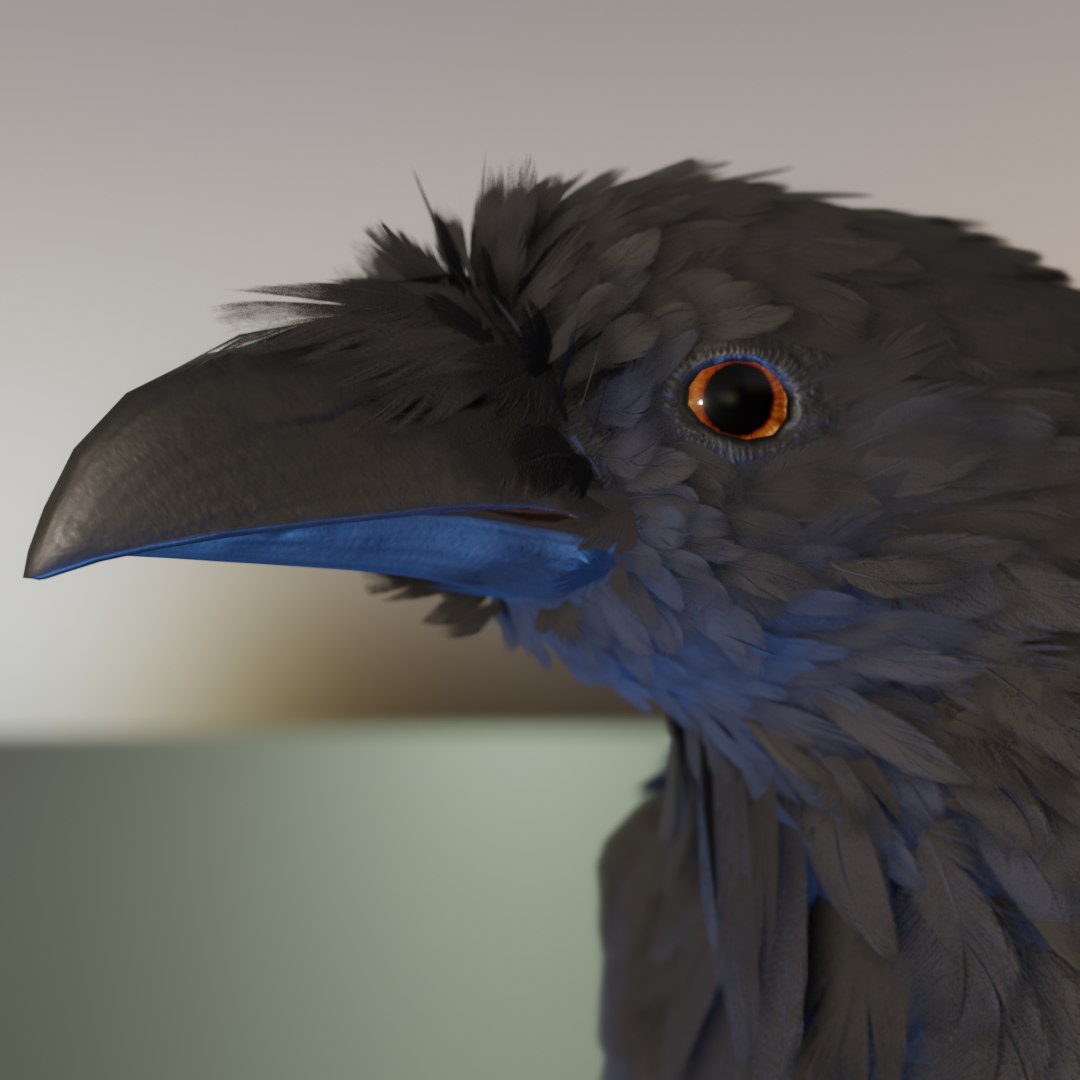 The Raven Character With Animations For Unreal Engine Model ...