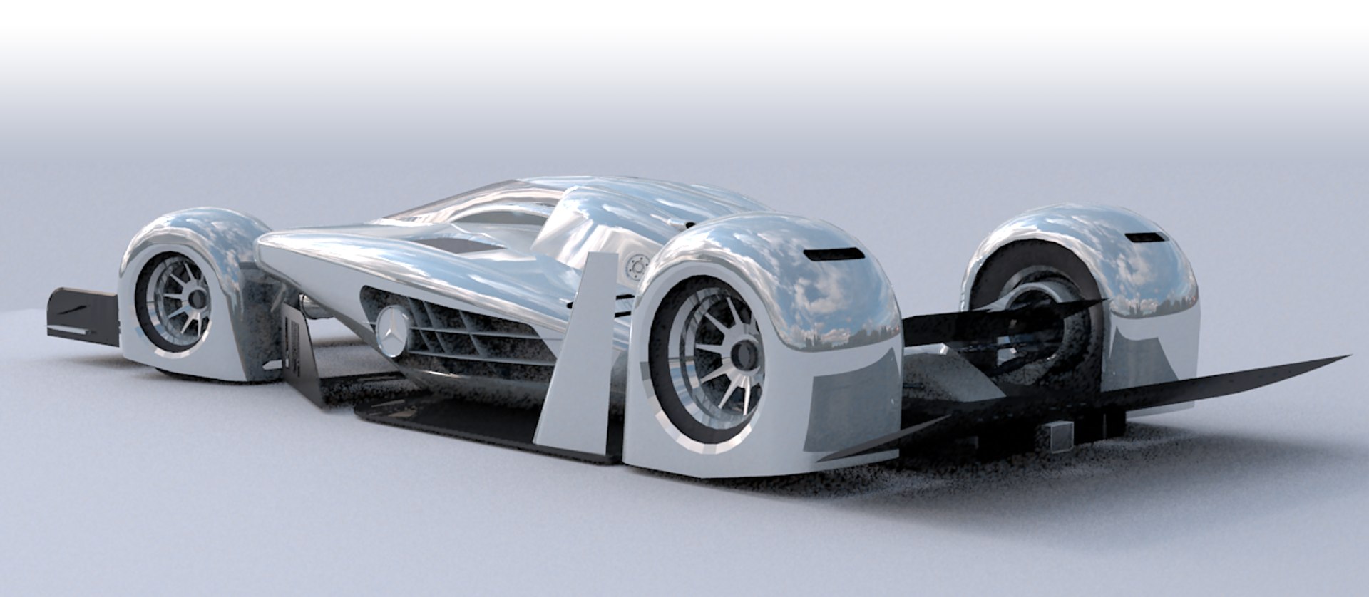 3ds Max Race Car Concept