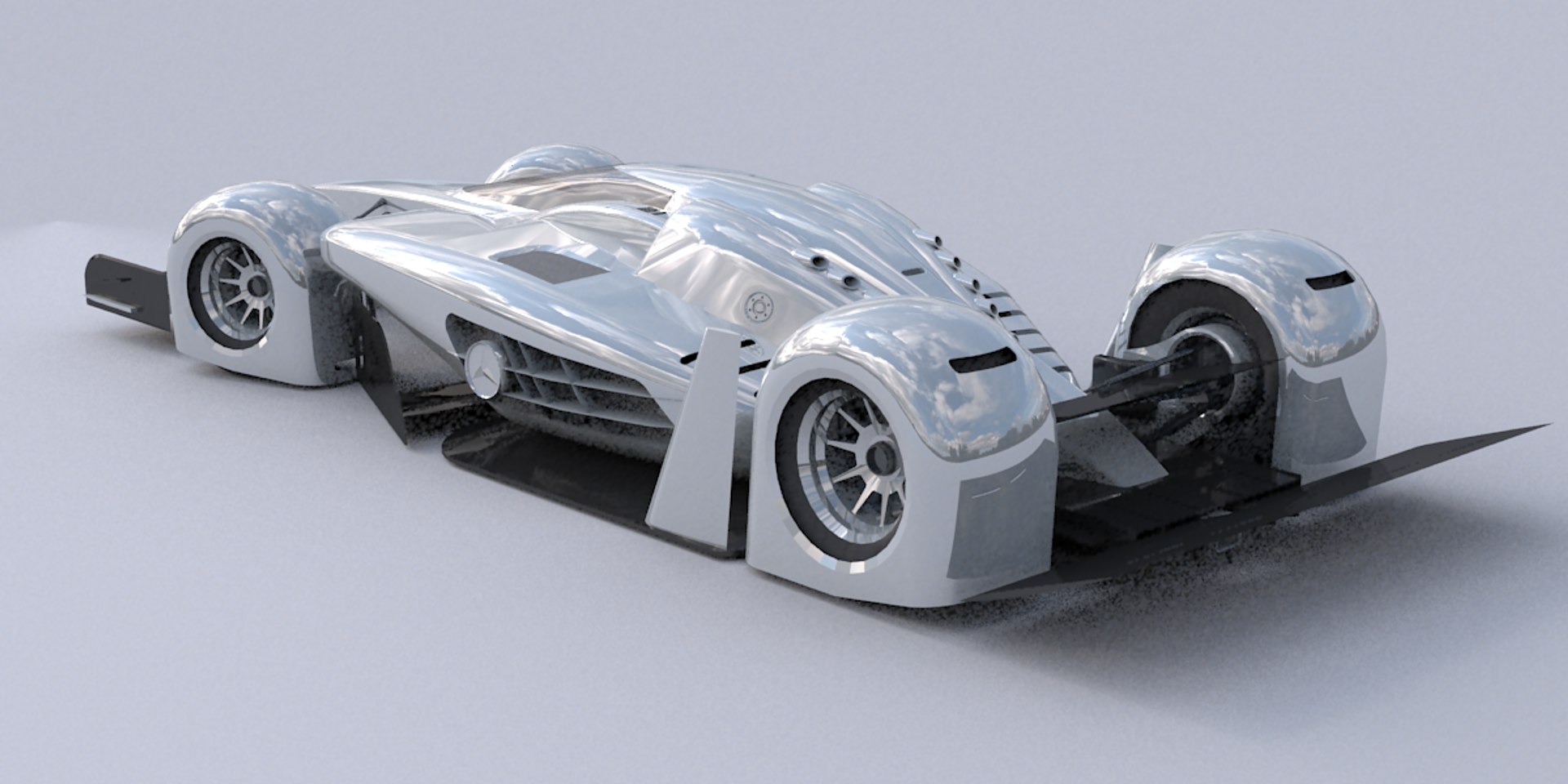 3ds Max Race Car Concept