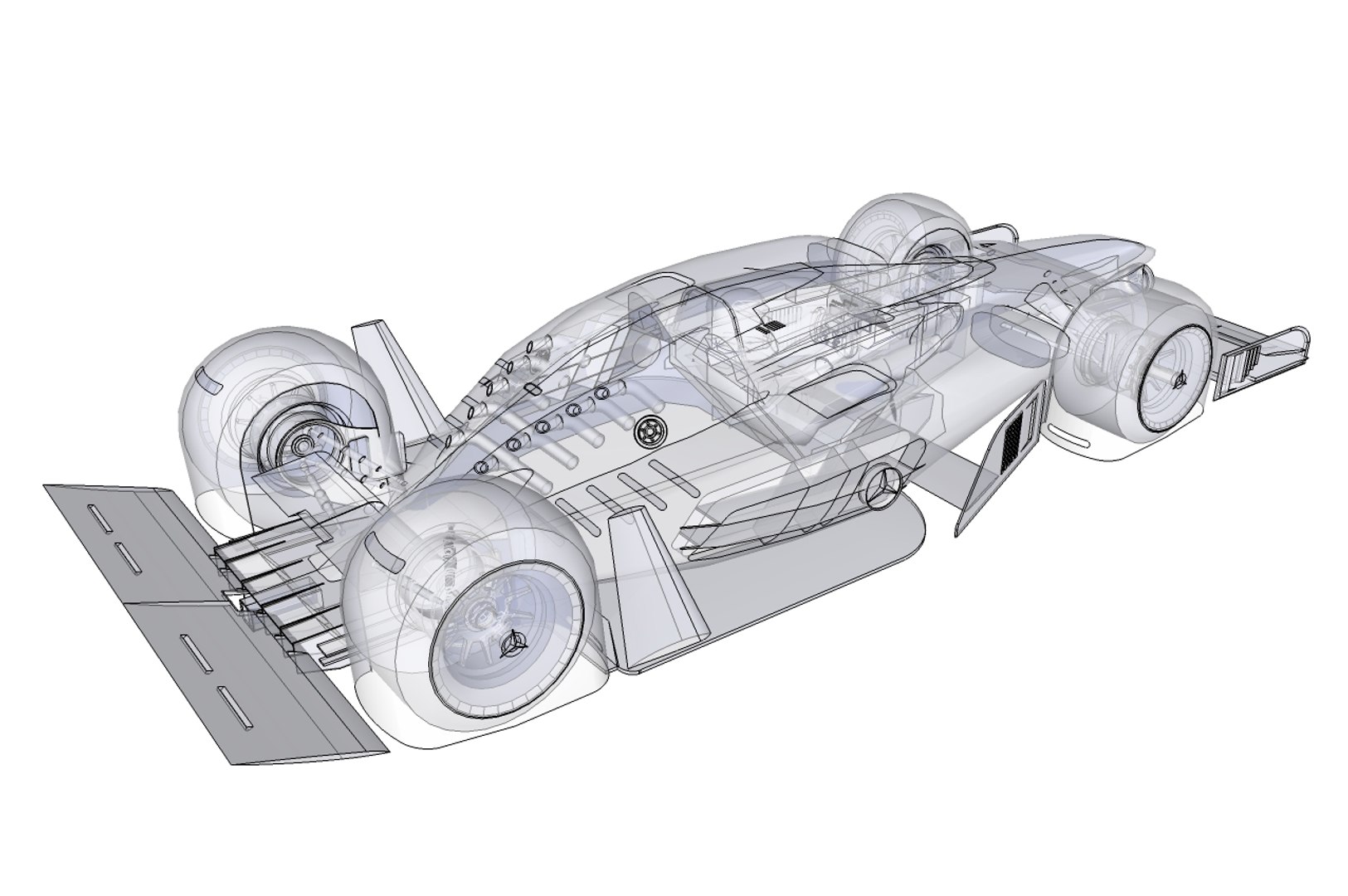 3ds Max Race Car Concept