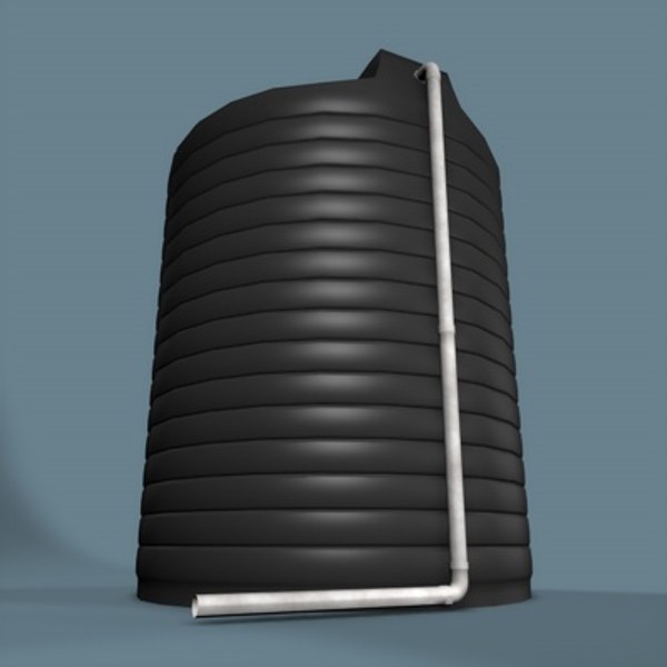 600 gallon water tank 3d c4d