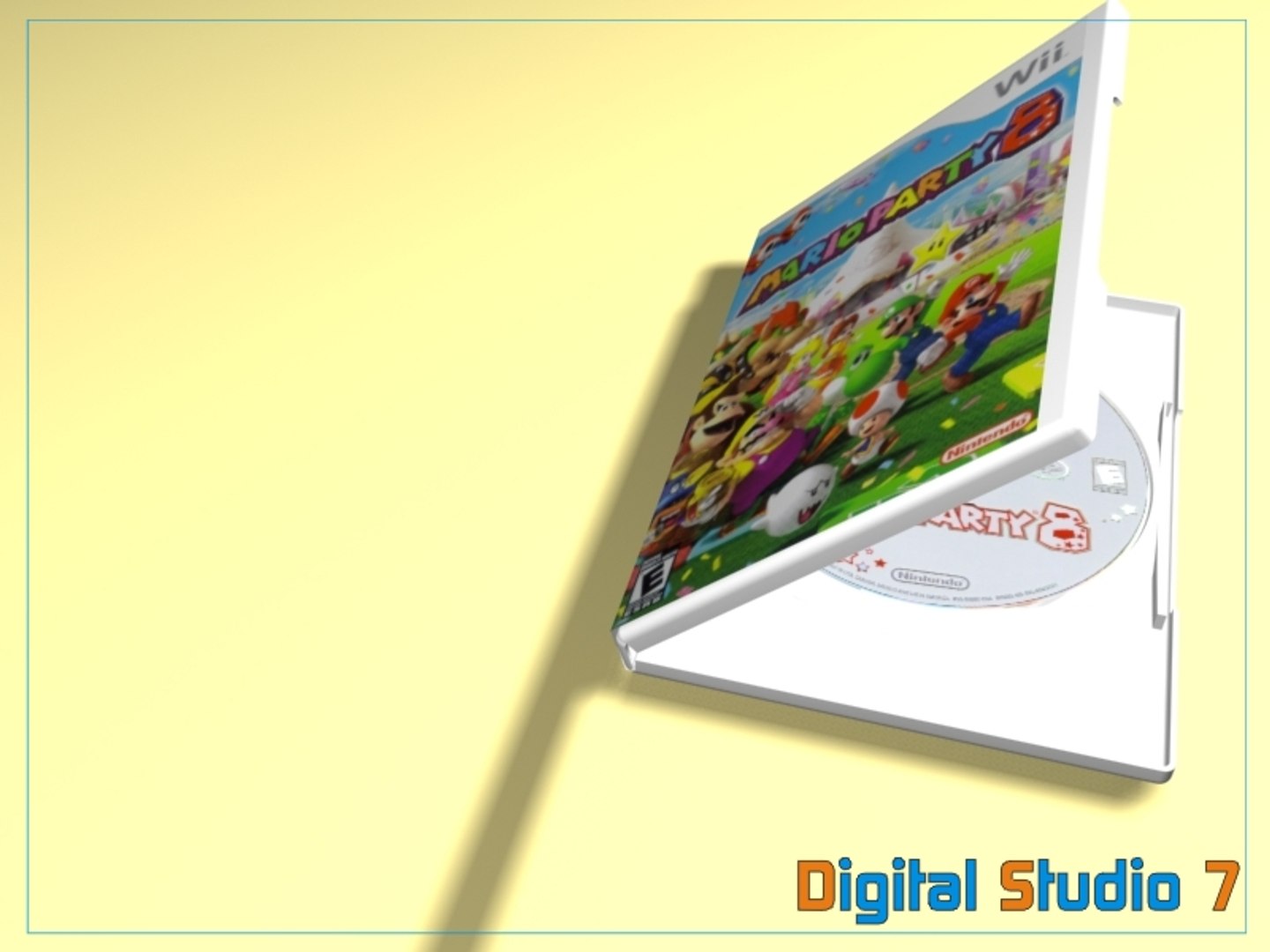 Nintendo Wii Case 9 3d Max