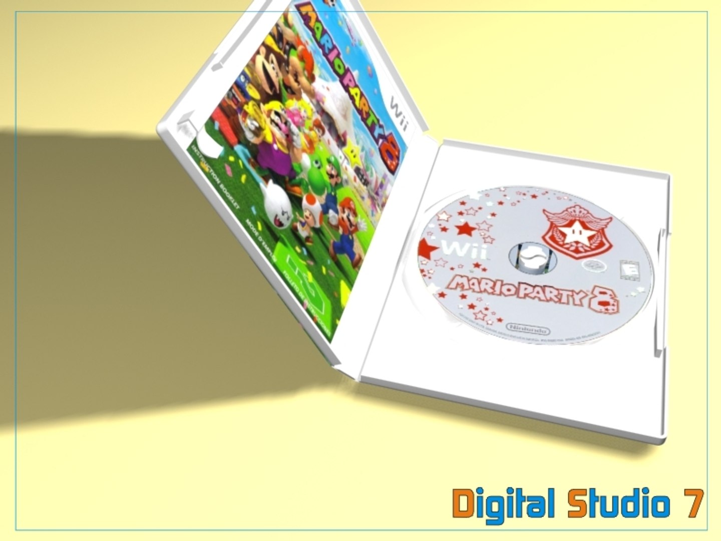 Nintendo Wii Case 9 3d Max