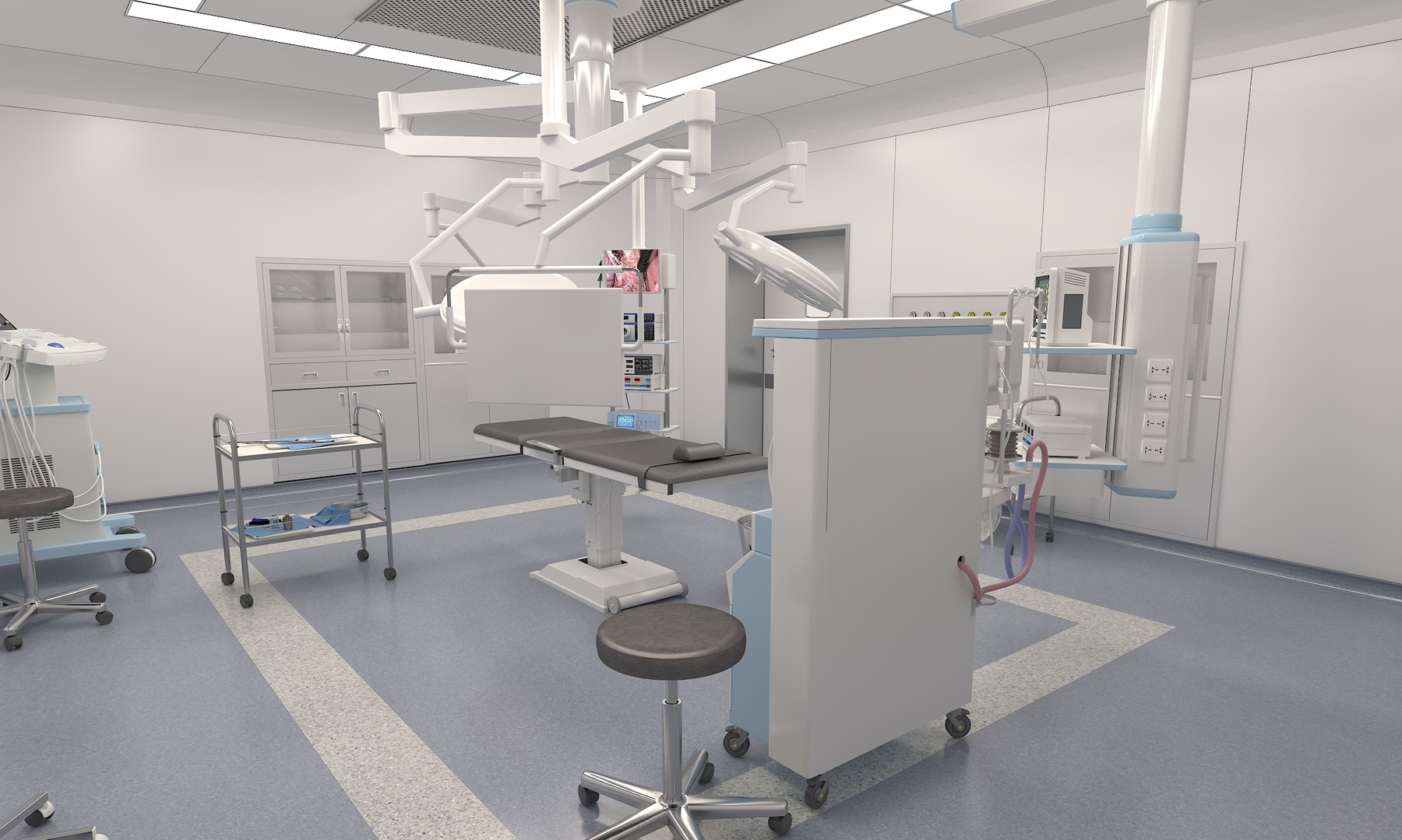 Medical Operating Room 3D Model - TurboSquid 2158227