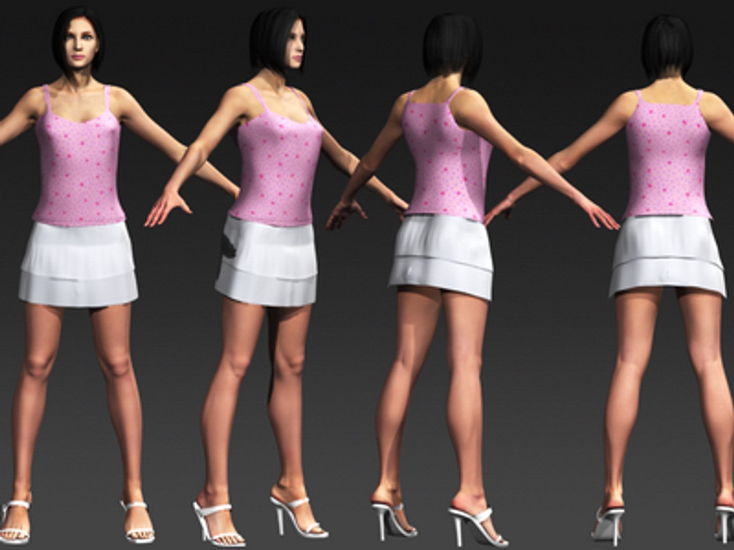 3d Ashley Female Rigged