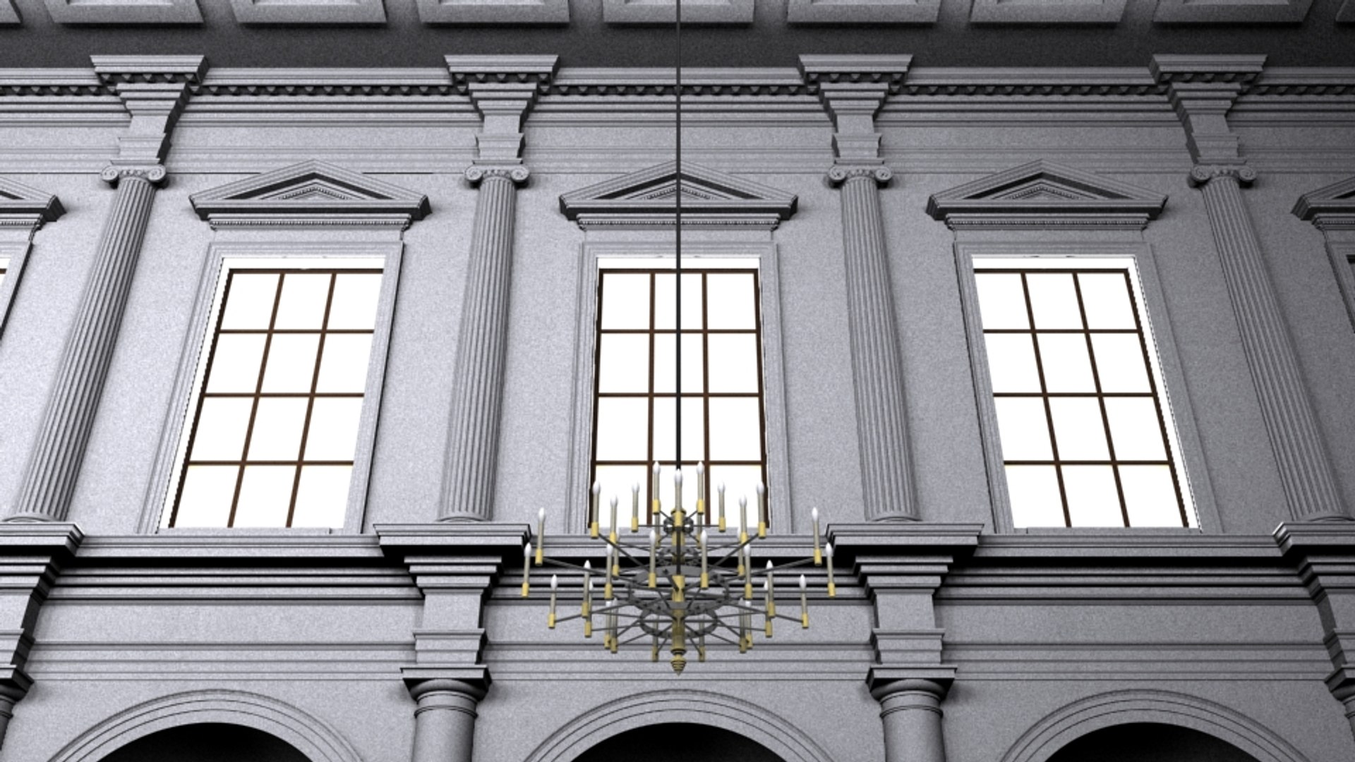 3D Hall Interior Model - TurboSquid 1522875