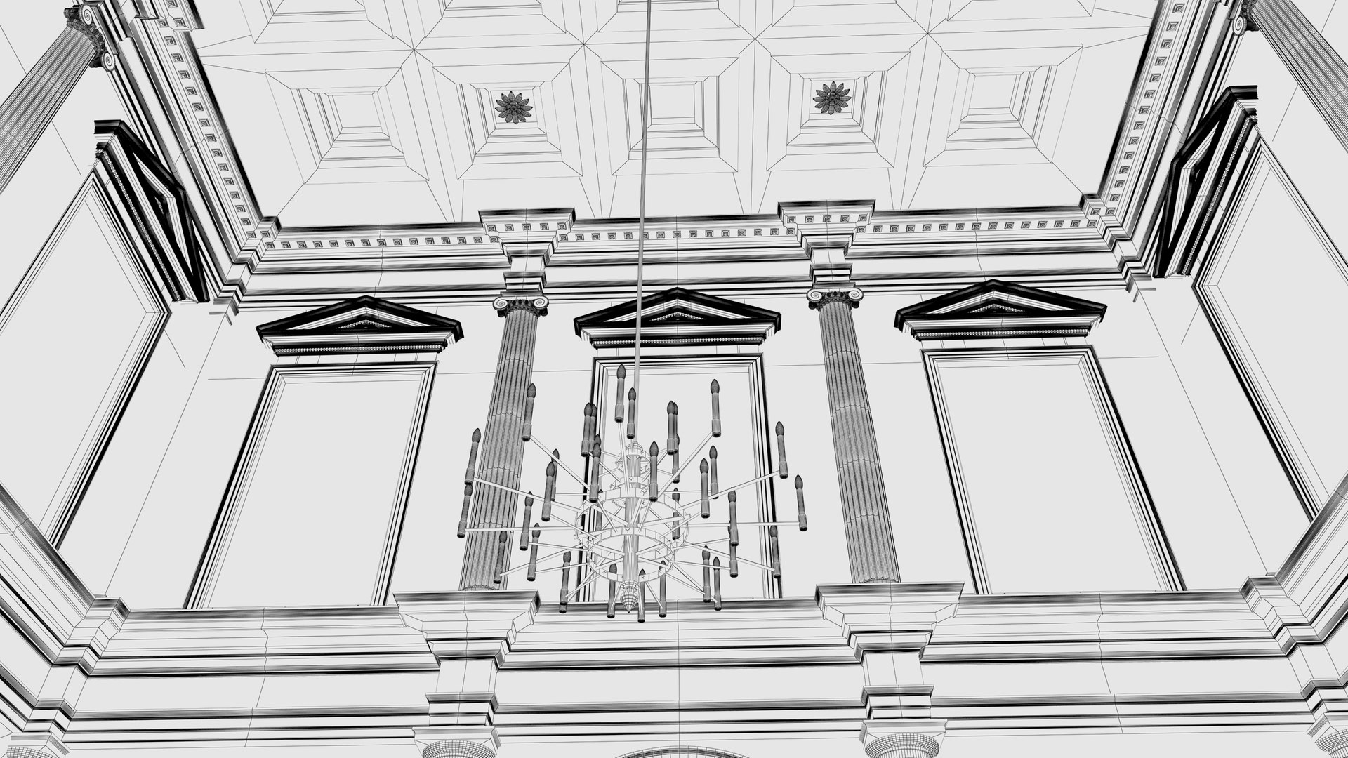 3D Hall Interior Model - TurboSquid 1522875