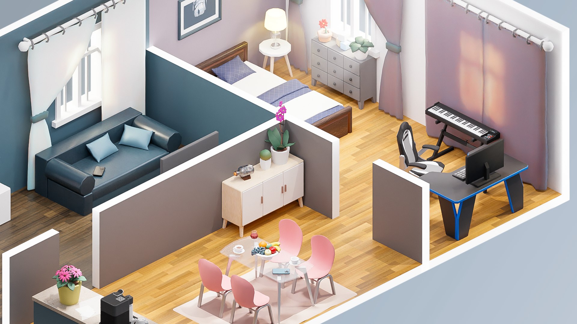 Room 64 3D model - TurboSquid 2154227