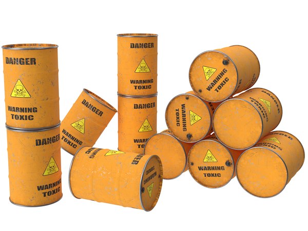 Toxic barrel 3D - TurboSquid 1809708