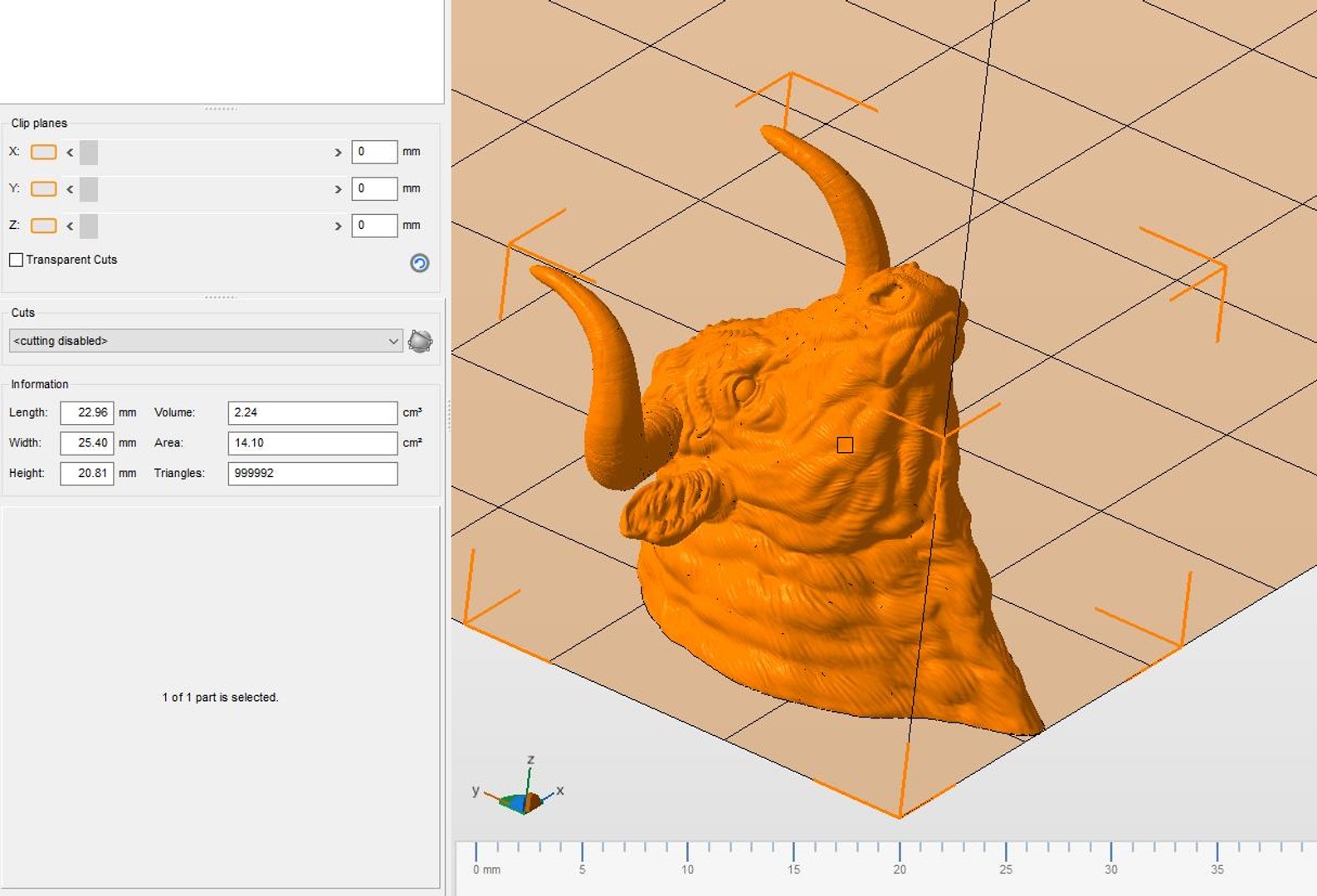 Bull Head 3D - TurboSquid 1808625