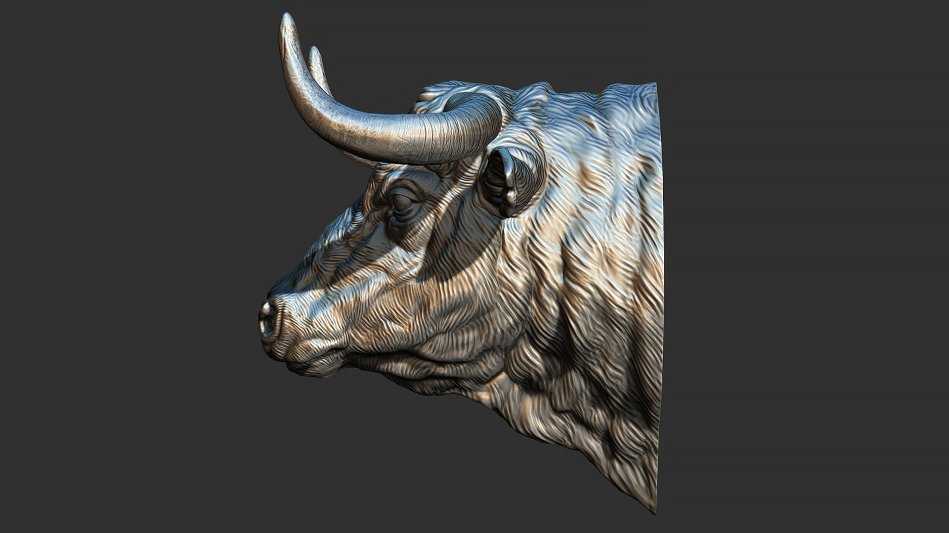 Bull Head 3D - TurboSquid 1808625