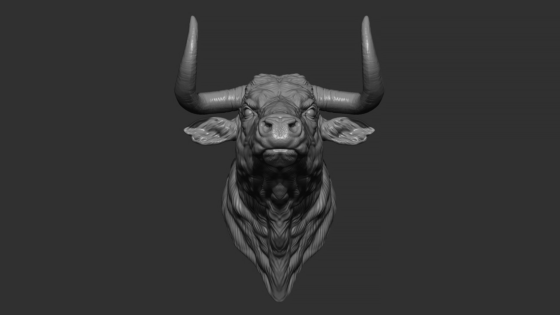 Bull Head 3D - TurboSquid 1808625