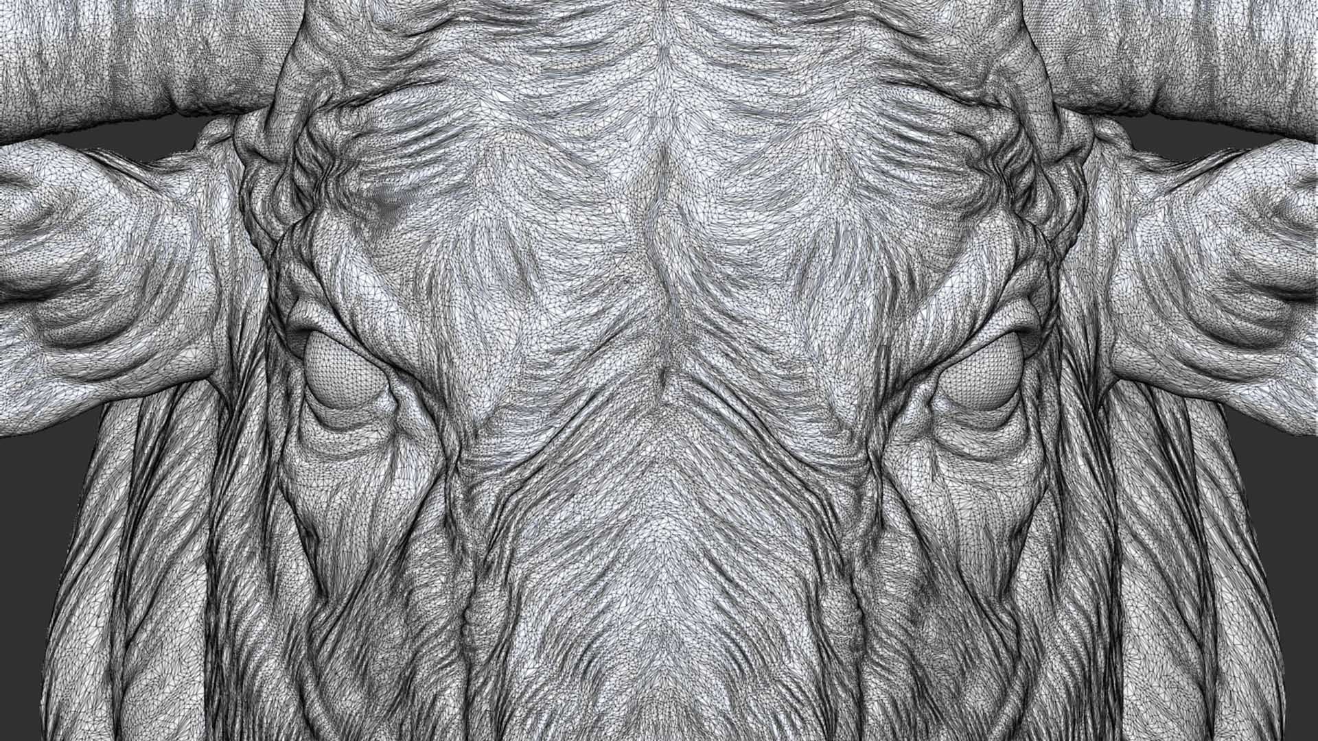 Bull Head 3D - TurboSquid 1808625