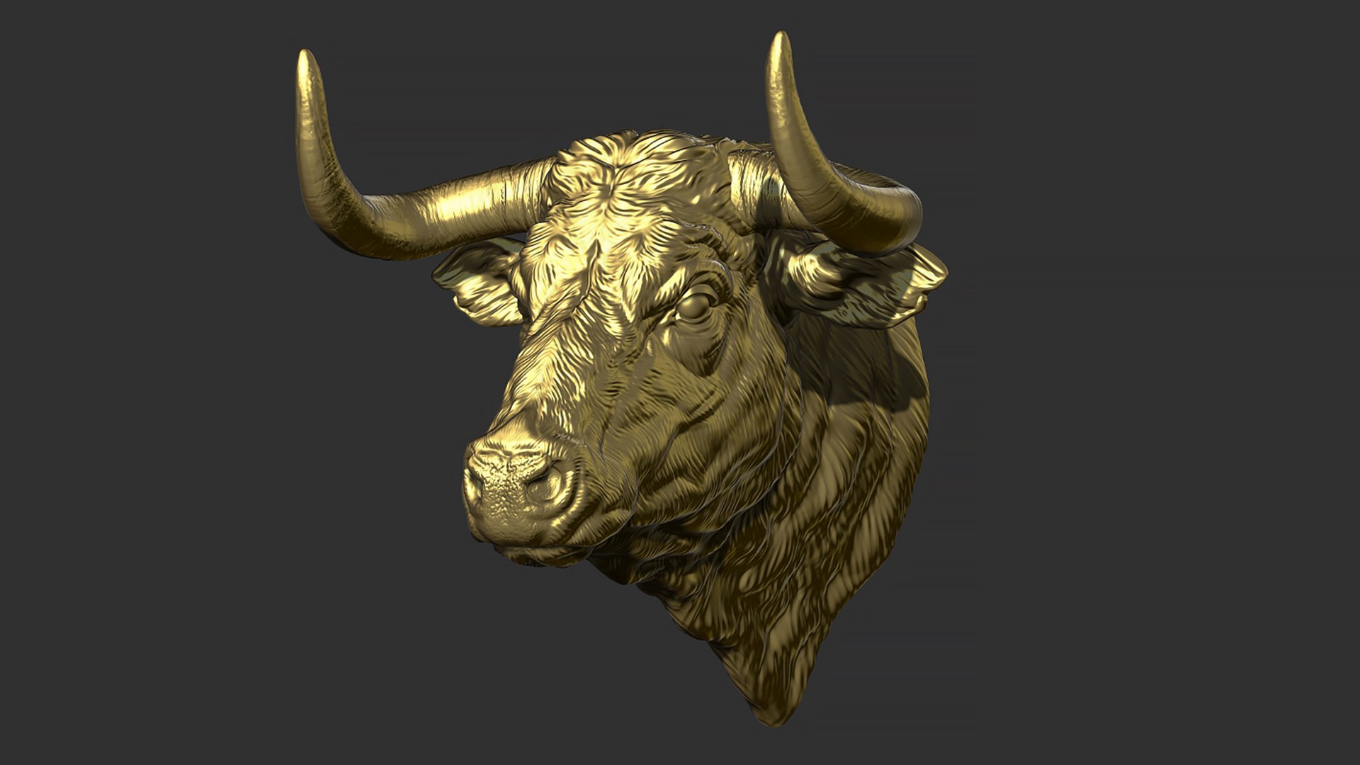 Bull Head 3D - TurboSquid 1808625