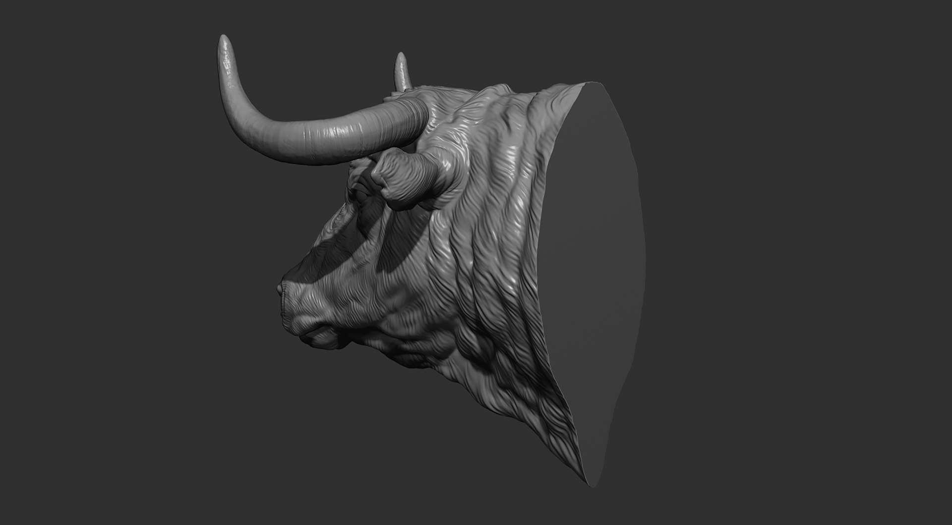 Bull Head 3D - TurboSquid 1808625